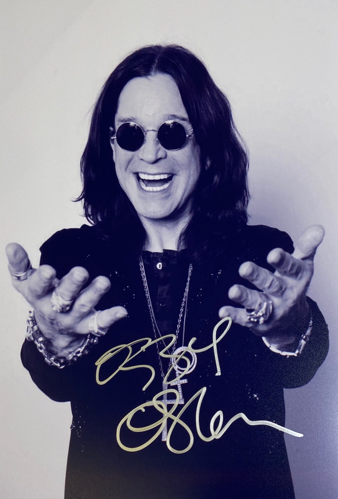 Autograph Signed Ozzy Osbourne Photo COA - Etsy