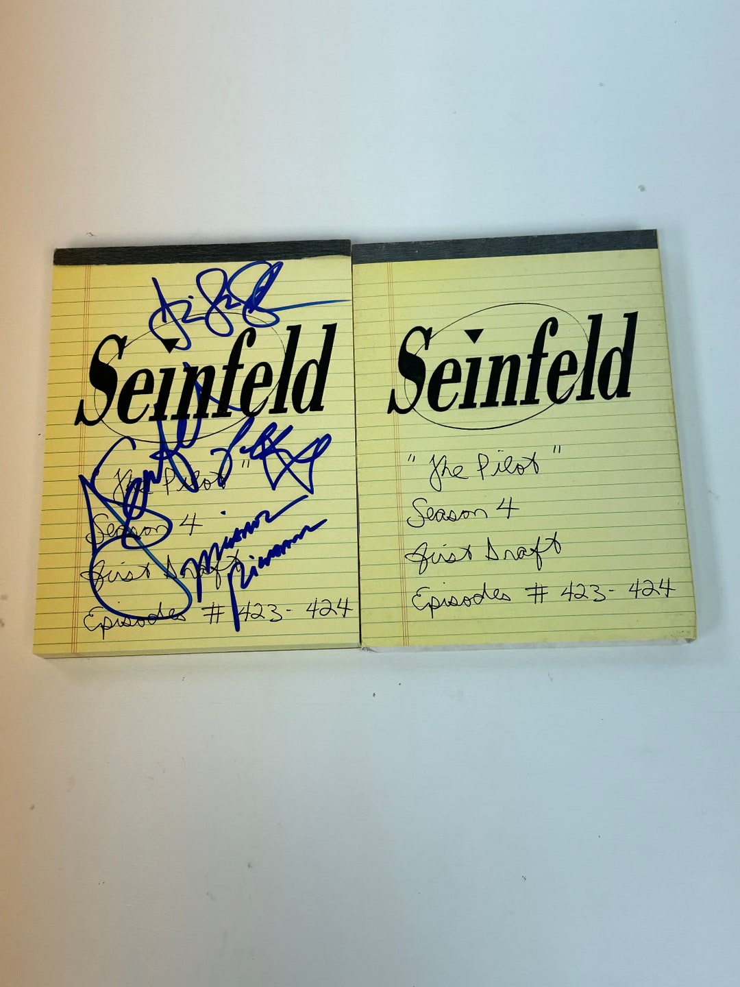 Autographed Signed Seinfeld Script Book COA - Etsy