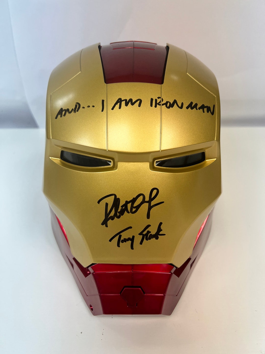 Autograph Signed Iron Man Helmet COA - Etsy