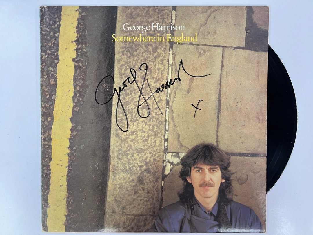 Autograph Signed George Harrison Vinyl COA - Etsy