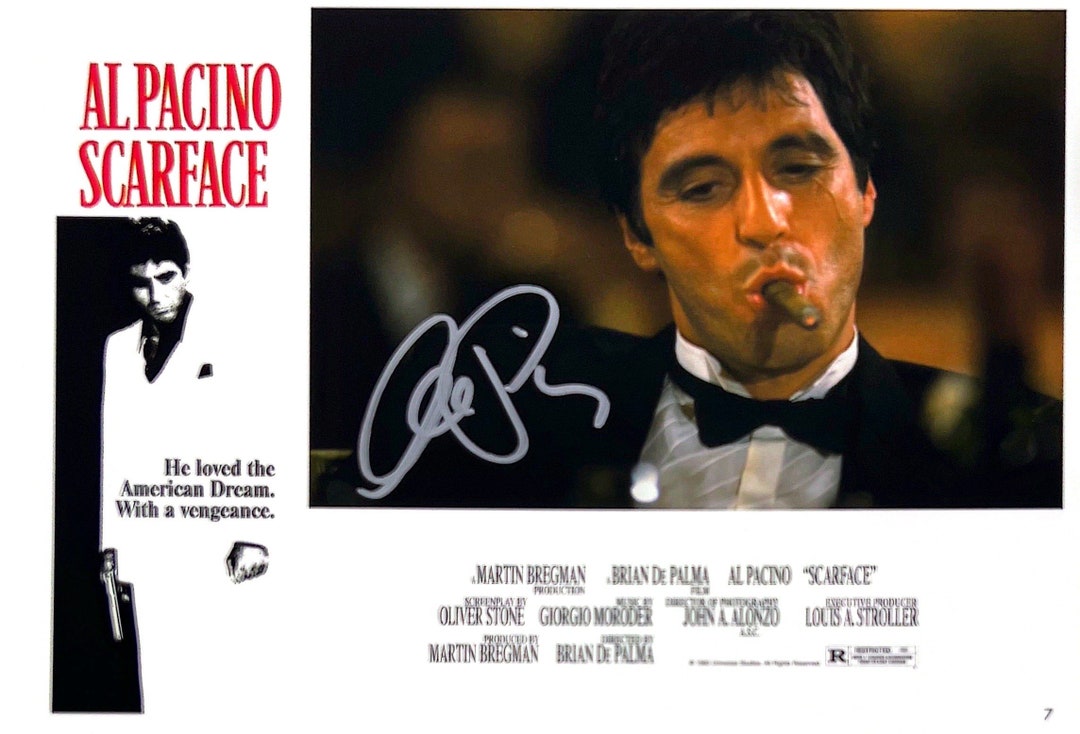 Autograph Signed Scarface Original Lobby Card COA - Etsy