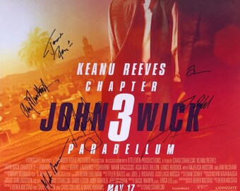 John Wick Signed Poster - Etsy UK
