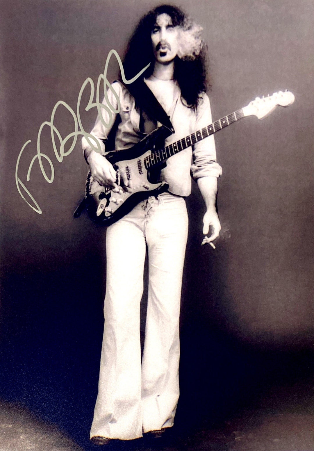 Autograph Signed Frank Zappa Photo COA - Etsy