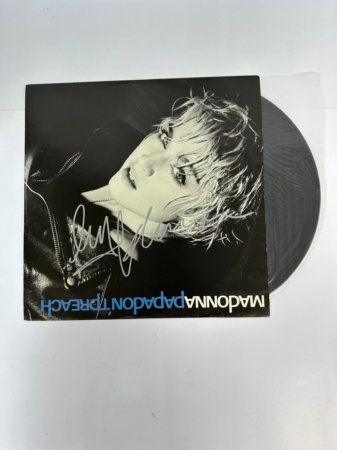 Autograph Signed Madonna Vinyl COA - Etsy