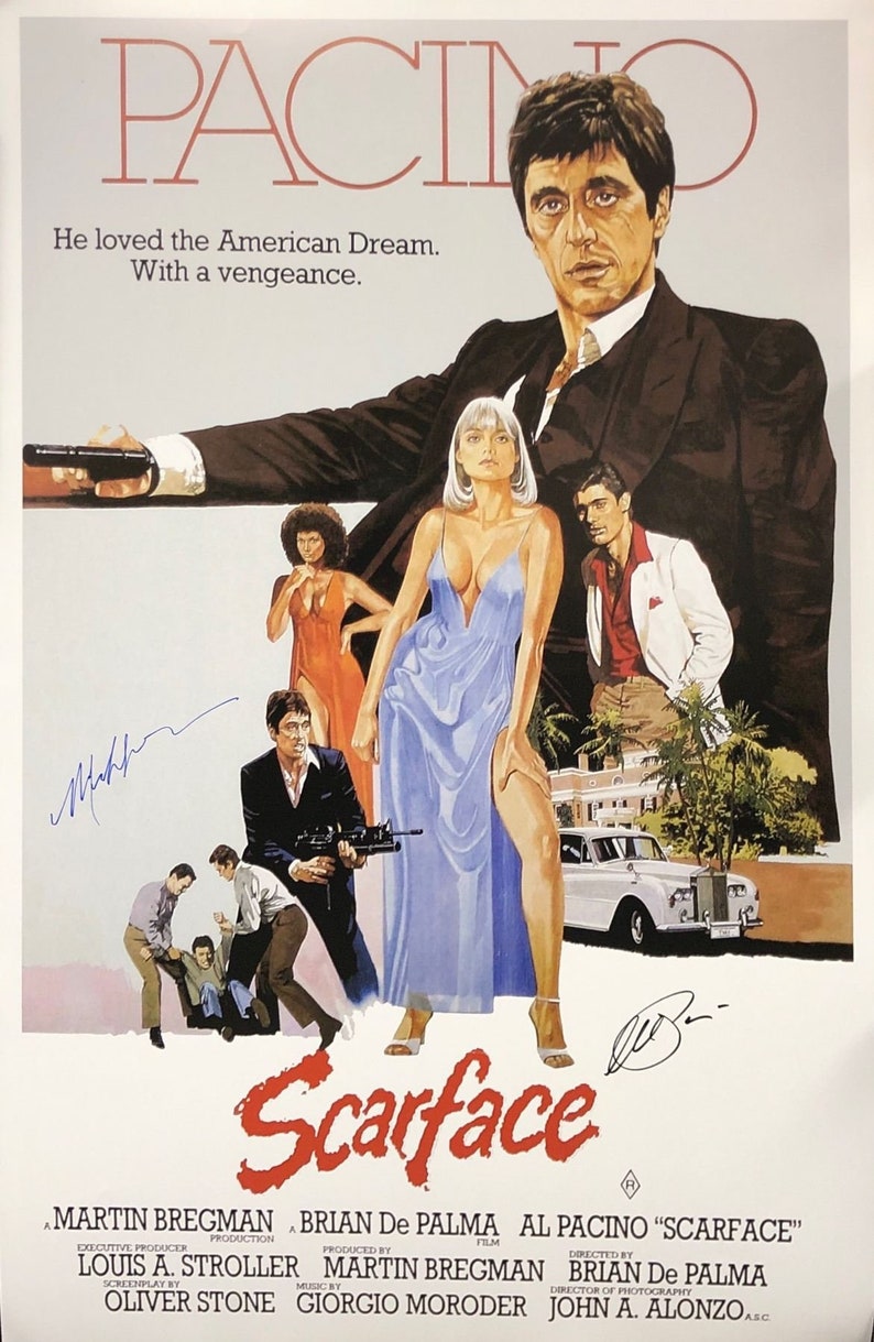 Autograph Signed Scarface Poster COA - Etsy