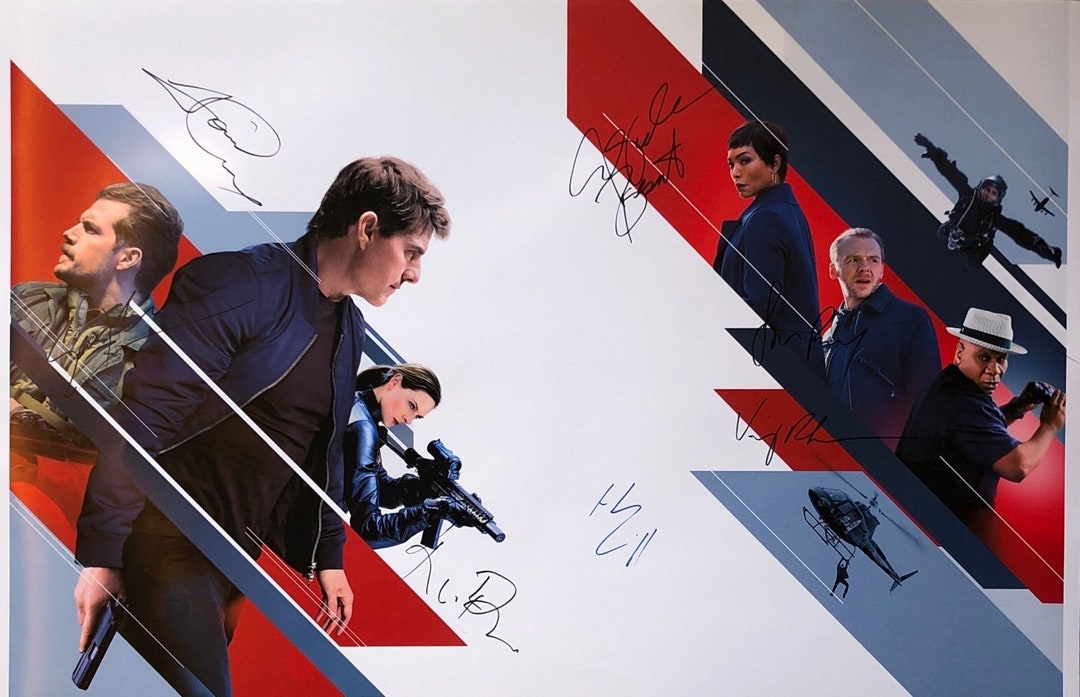 Autograph Signed Mission Impossible Poster COA - Etsy