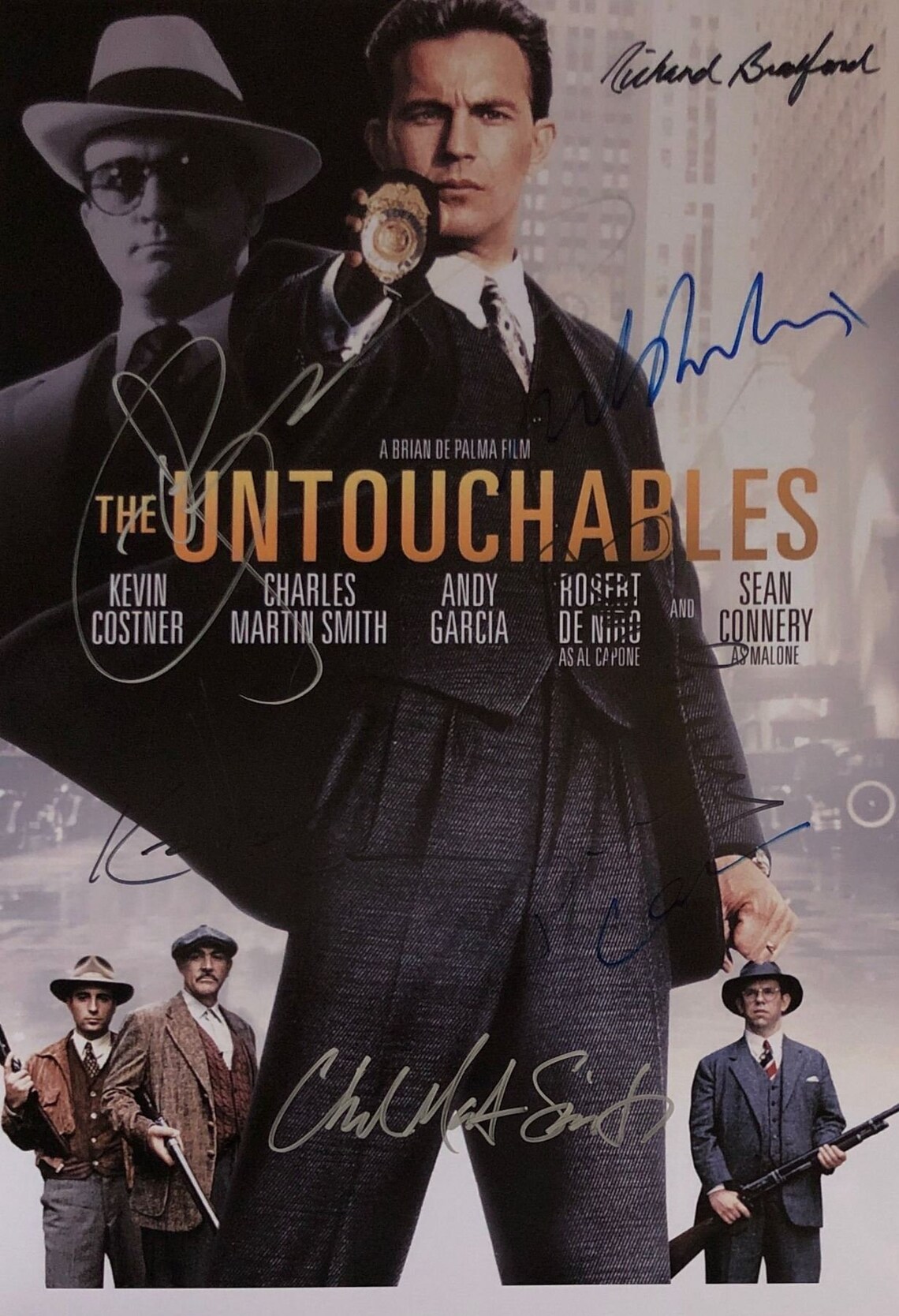 Autograph Signed the Untouchables Poster COA - Etsy