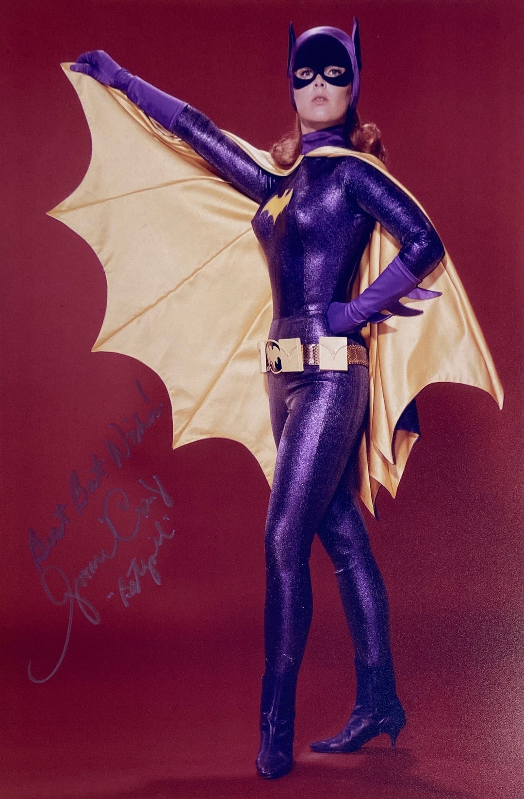 Autograph Signed Batgirl Yvonne Craig Photo COA - Etsy