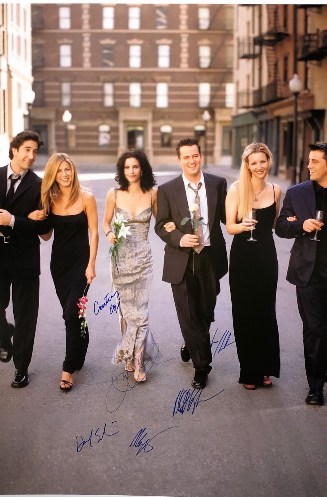 Autograph Signed FRIENDS Poster COA - Etsy
