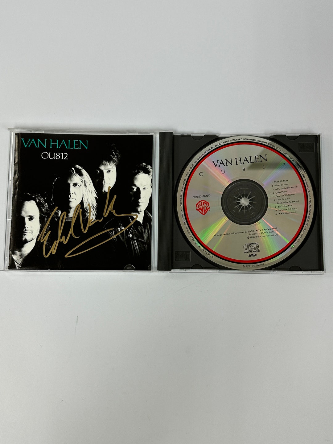 Autograph Signed Van Halen CD COA - Etsy