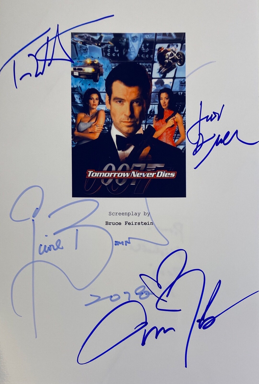 Autograph James Bond 007 Script Cover COA - Etsy
