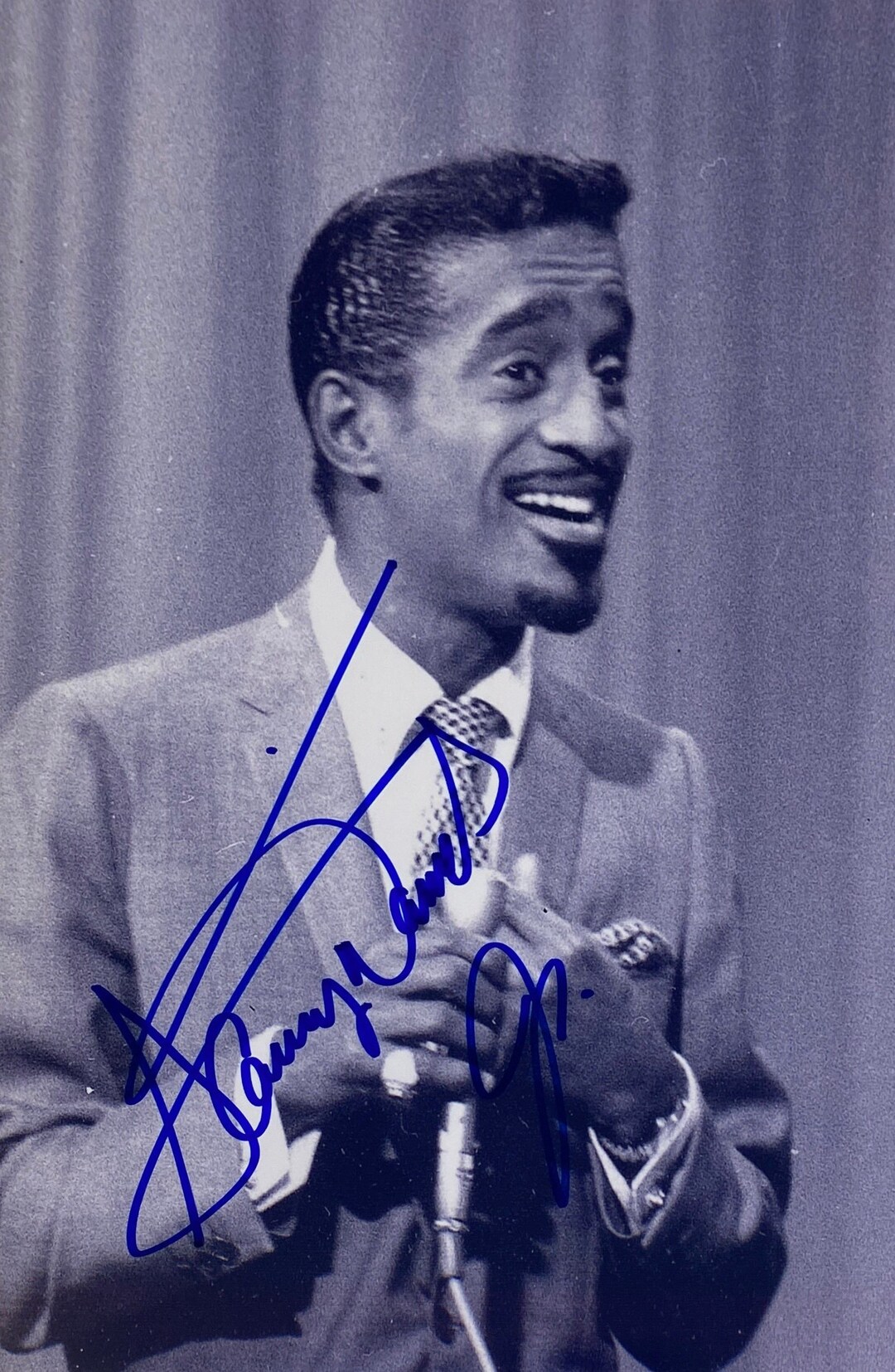 Autograph Signed Sammy Davis Jr. Photo COA - Etsy