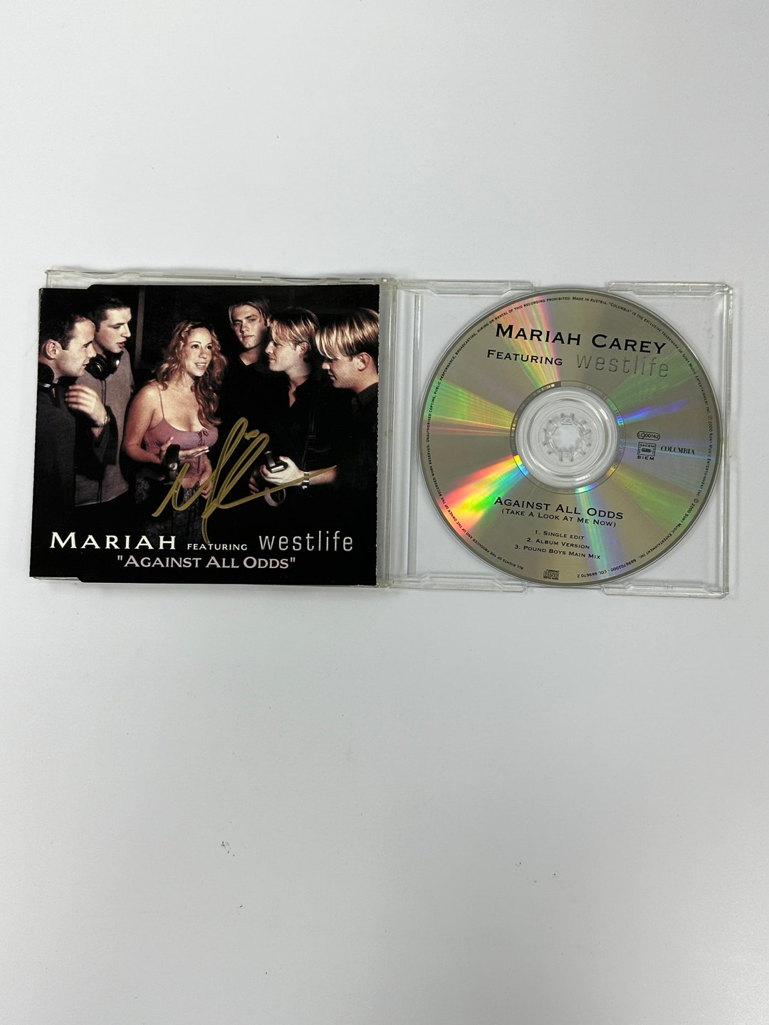 Autograph Signed Mariah Carey Cd COA - Etsy