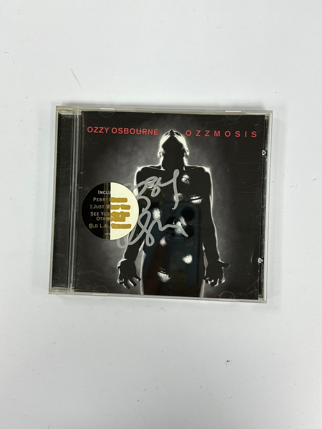 Autograph Signed Ozzy Osbourne CD COA - Etsy
