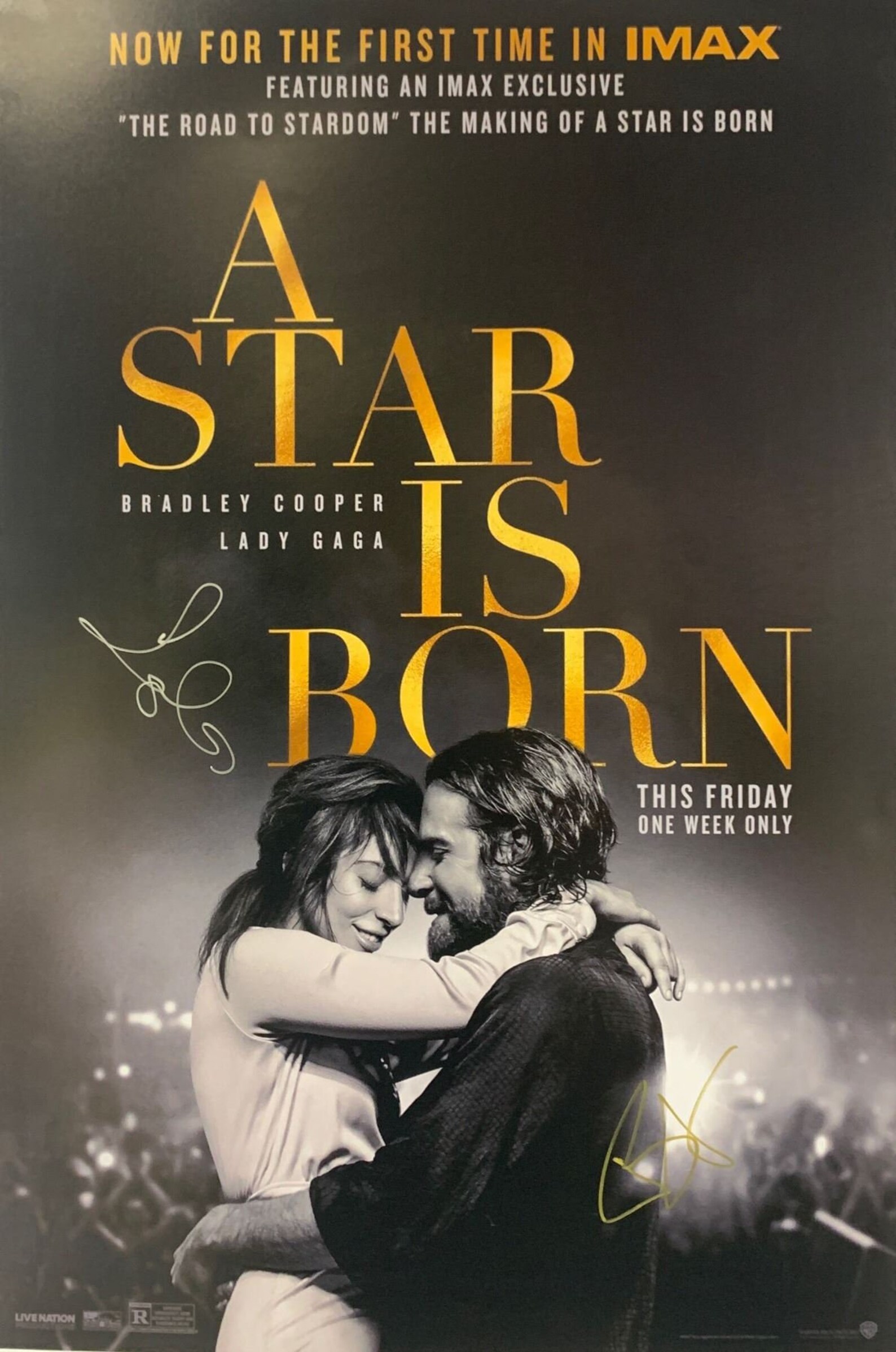 Autograph Signed A Star is Born Poster COA - Etsy