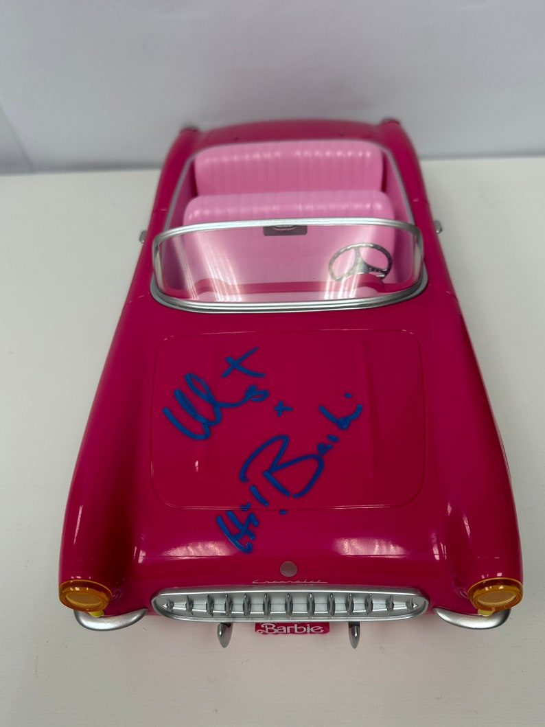 Autograph Signed Barbie Toy Car COA - Etsy