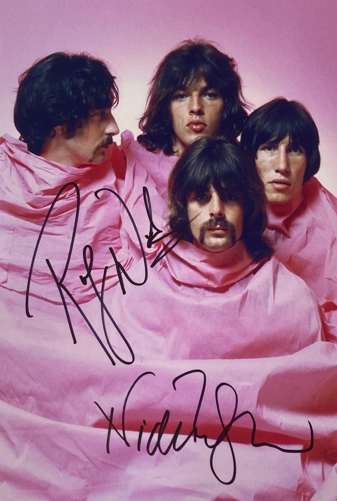 Autograph Signed Pink Floyd Photo COA - Etsy