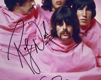 PINK FLOYD SIGNED Photo X4 Roger Waters, David Gilmour W/coa - Etsy