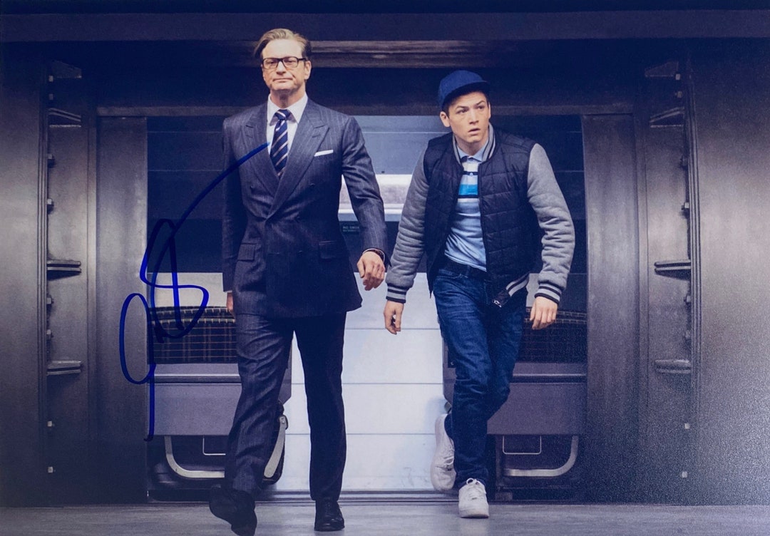Autograph Signed Colin Firth Kingsman Photo COA - Etsy