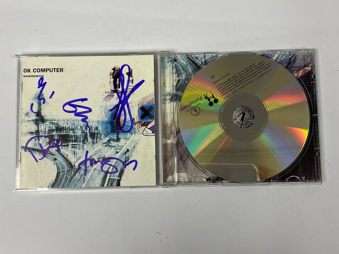 Autograph Signed Radiohead CD Album COA - Etsy