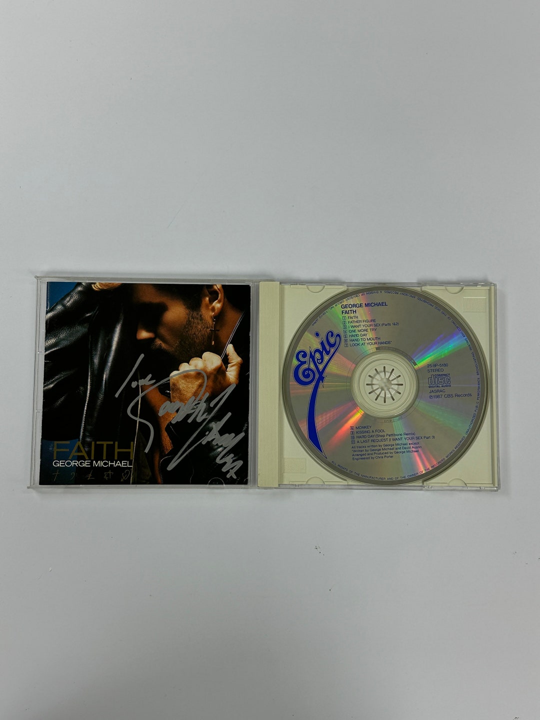 Autograph Signed George Michael CD COA - Etsy
