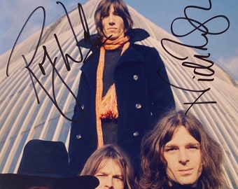 PINK FLOYD SIGNED Photo X4 Roger Waters, David Gilmour W/coa - Etsy