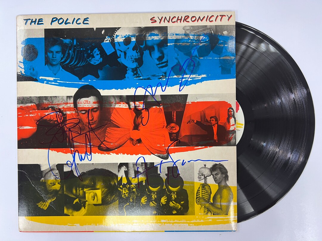 Autograph Signed Police Vinyl COA - Etsy