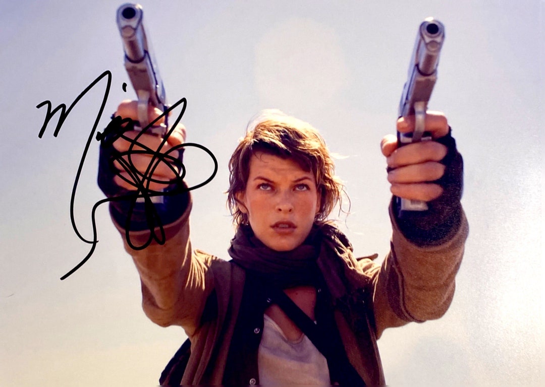Autograph Signed Resident Evil Photo COA - Etsy