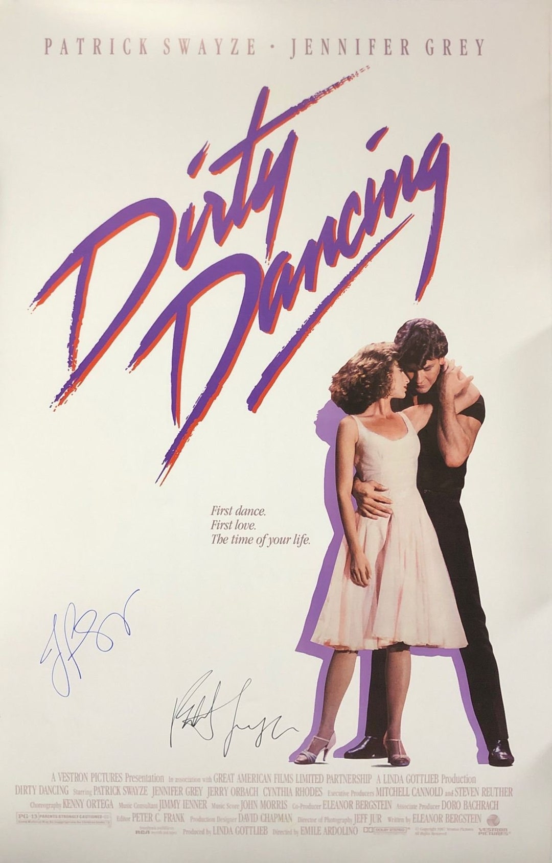 Autograph Signed Dirty Dancing Poster COA - Etsy