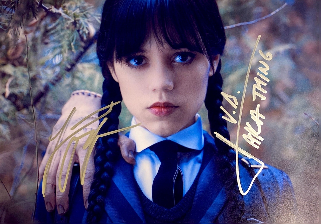 Autograph Signed Wednesday Photo COA - Etsy