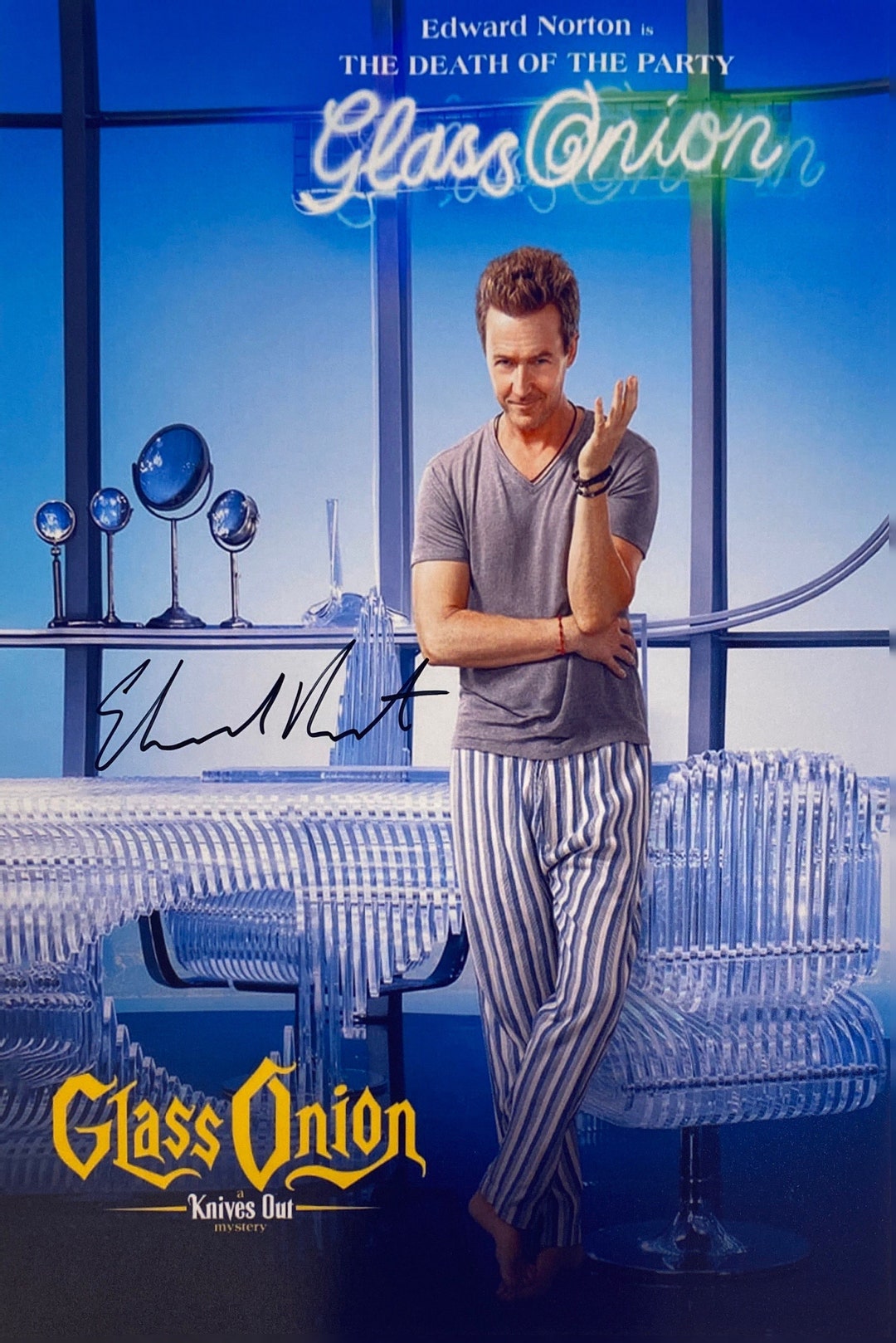 Autograph Signed Glass Onion Photo COA - Etsy