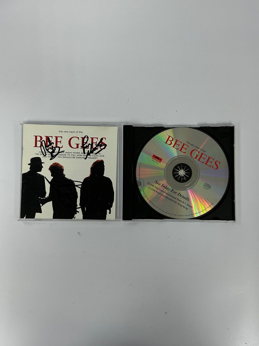 Autograph Signed Bee Gees CD COA - Etsy