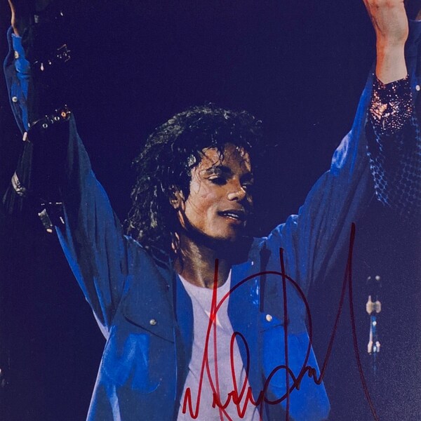 Michael Jackson Autograph - Etsy
