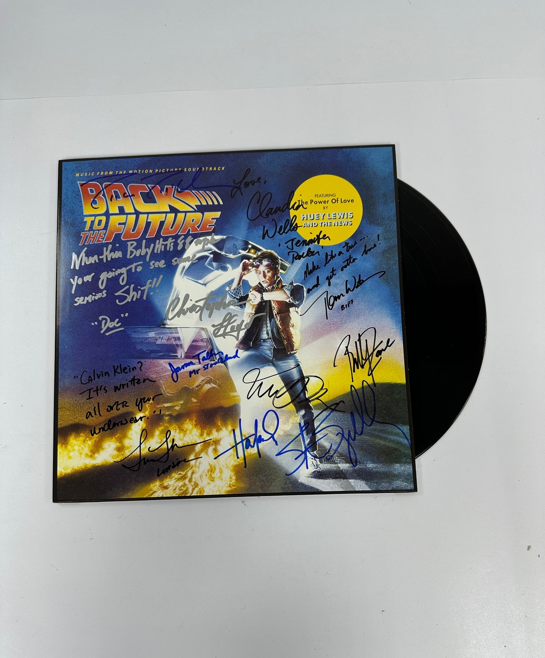 Autograph Signed Back to the Future Vinyl COA - Etsy