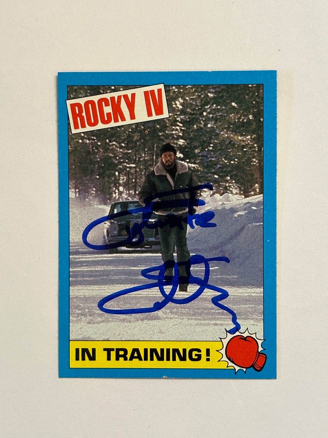 Autograph Signed Rocky IV Trading Card COA - Etsy