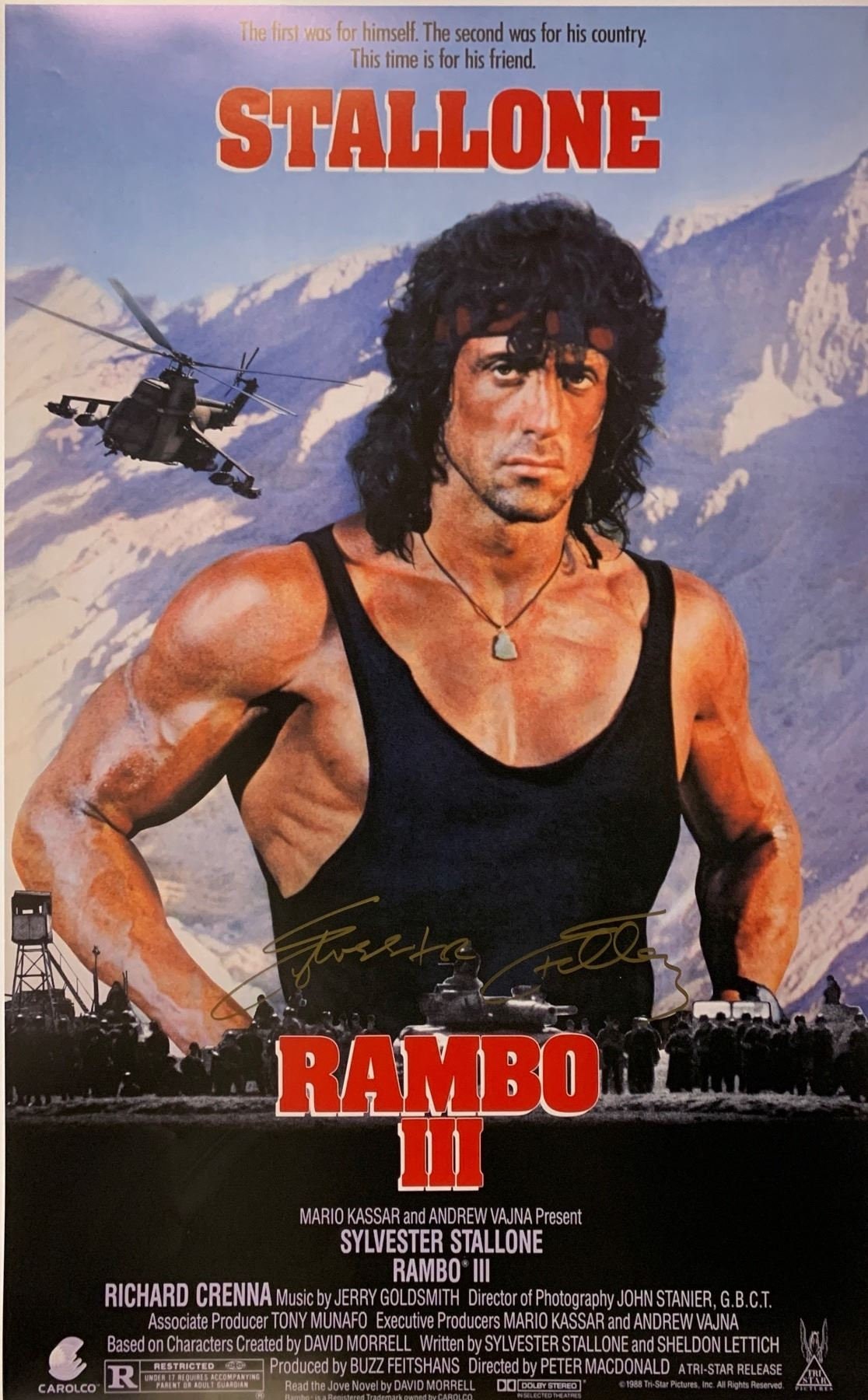 Rambo First Blood 3 Poster