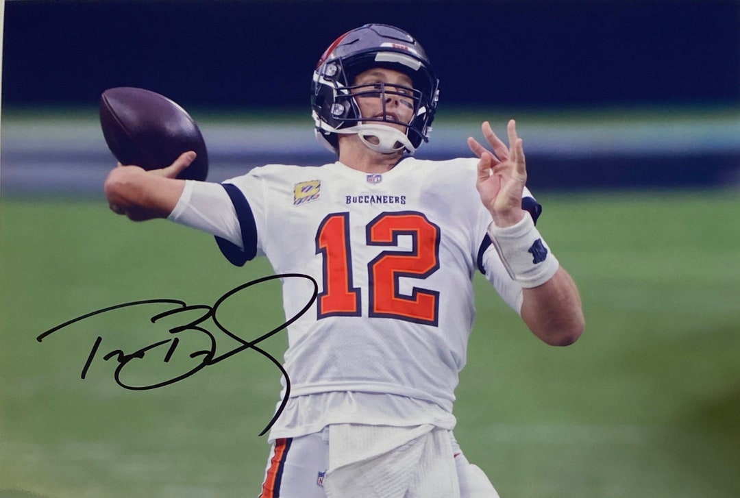 Autograph Signed Tom Brady Photo COA - Etsy