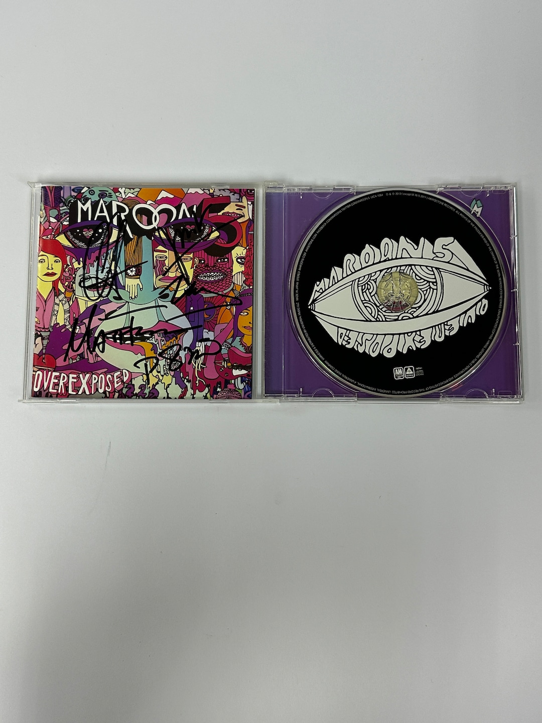 Autograph Signed Maroon 5 CD COA - Etsy