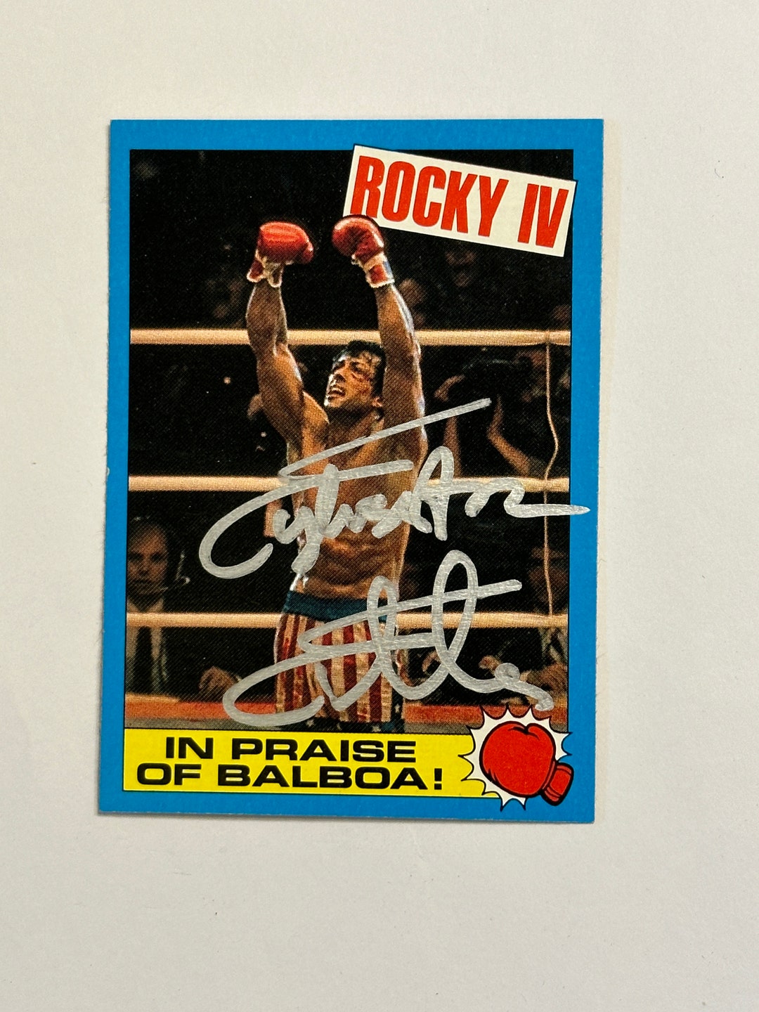 Autograph Signed Rocky IV Trading Card COA - Etsy