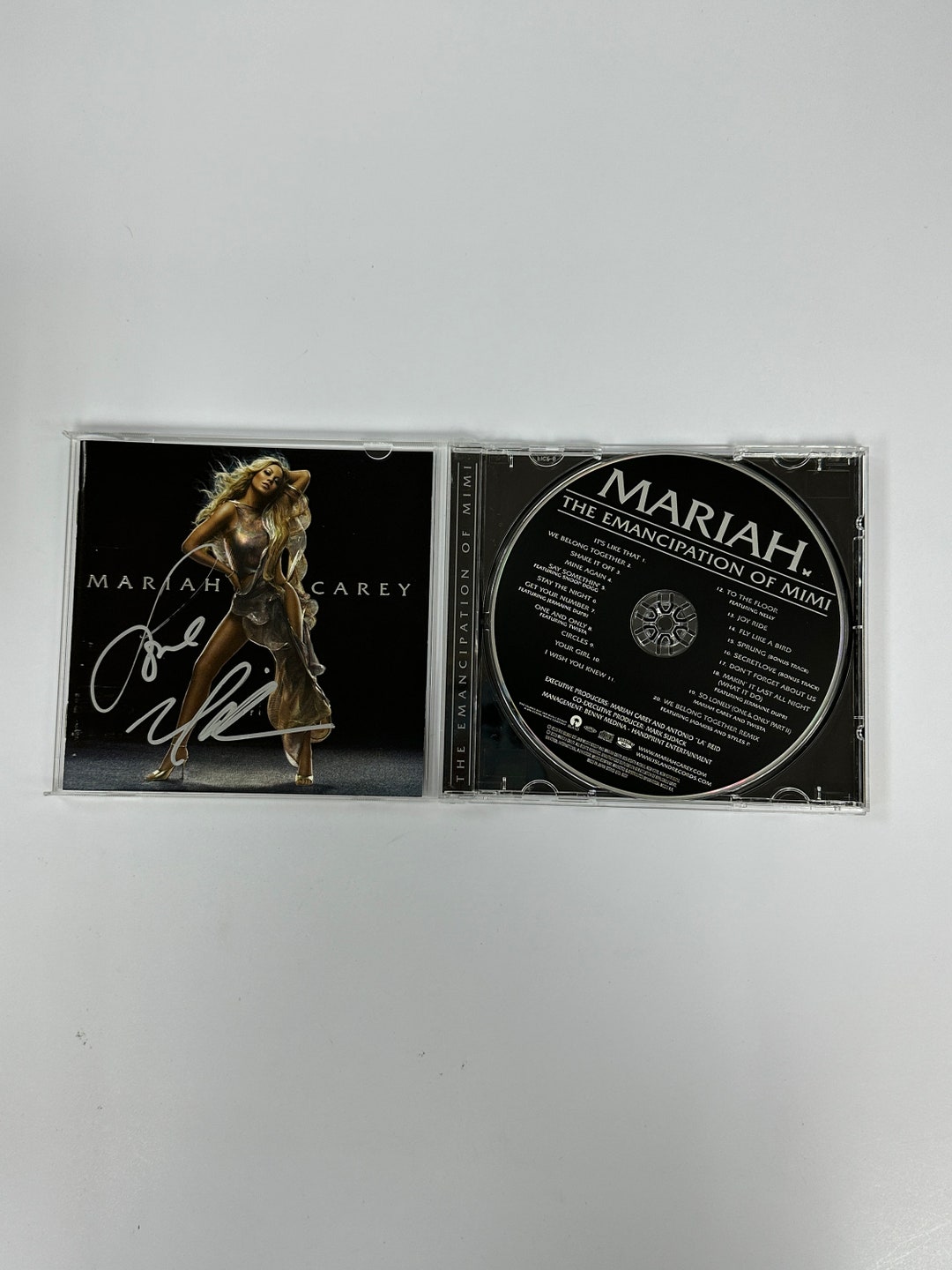 Autograph Signed Mariah Carey Cd COA - Etsy