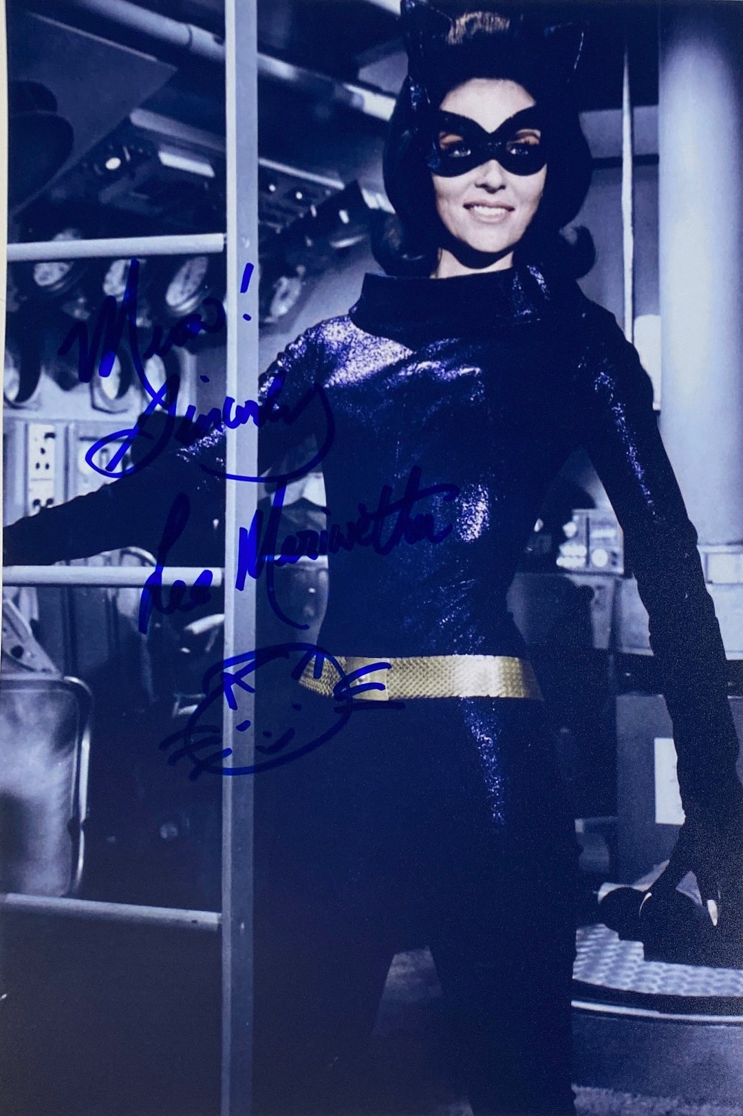 Autograph Signed Lee Meriwether Catwoman Photo COA - Etsy