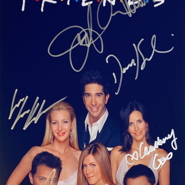 Friends Cast Signed - Etsy