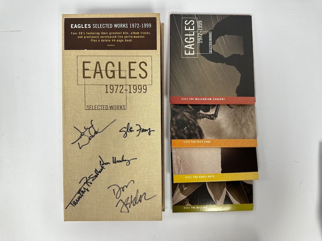 Autograph Signed Eagles CD Box Set COA - Etsy