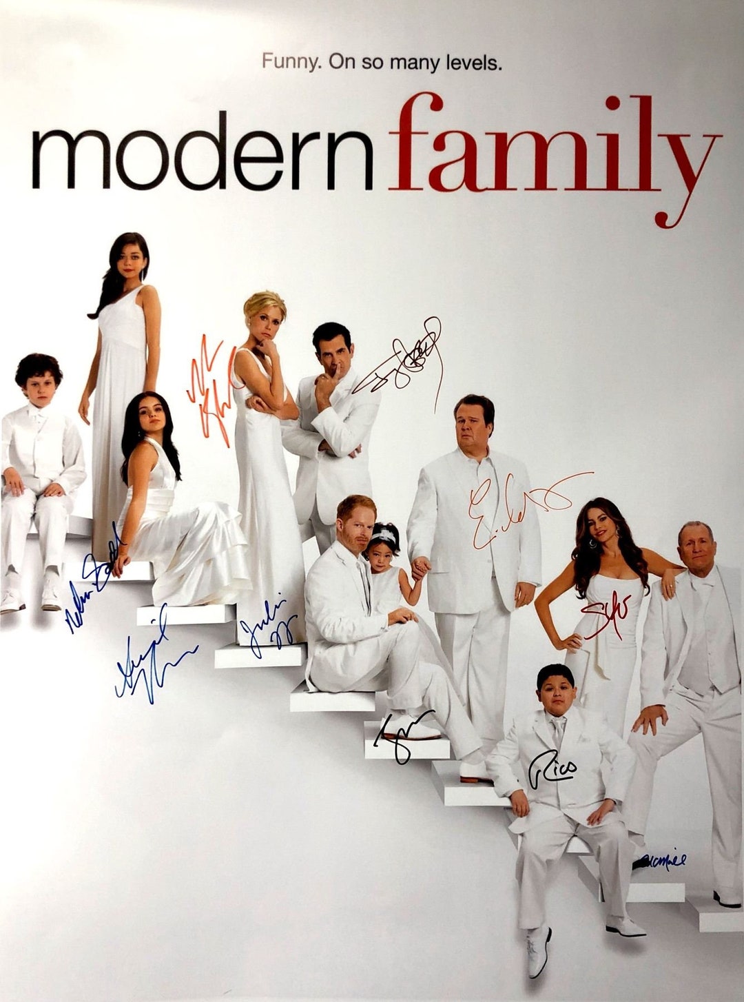 Autograph Signed Modern Family Poster COA - Etsy
