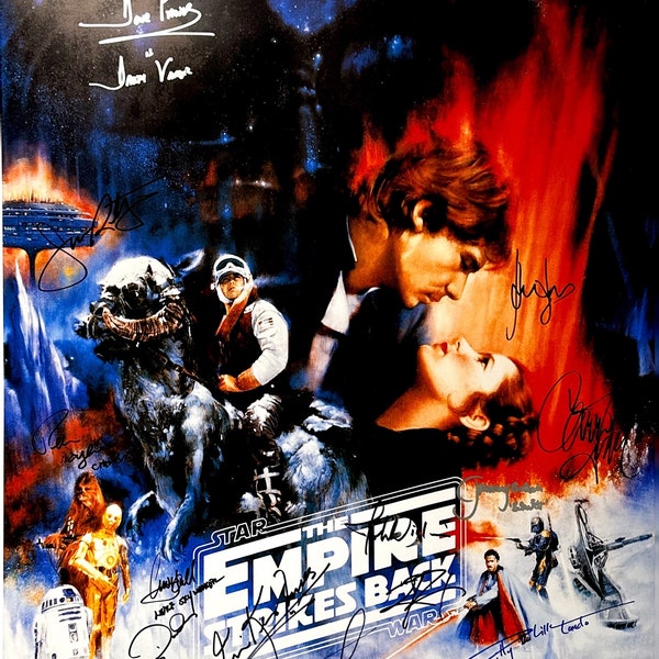 Empire Strikes Back Poster - Etsy