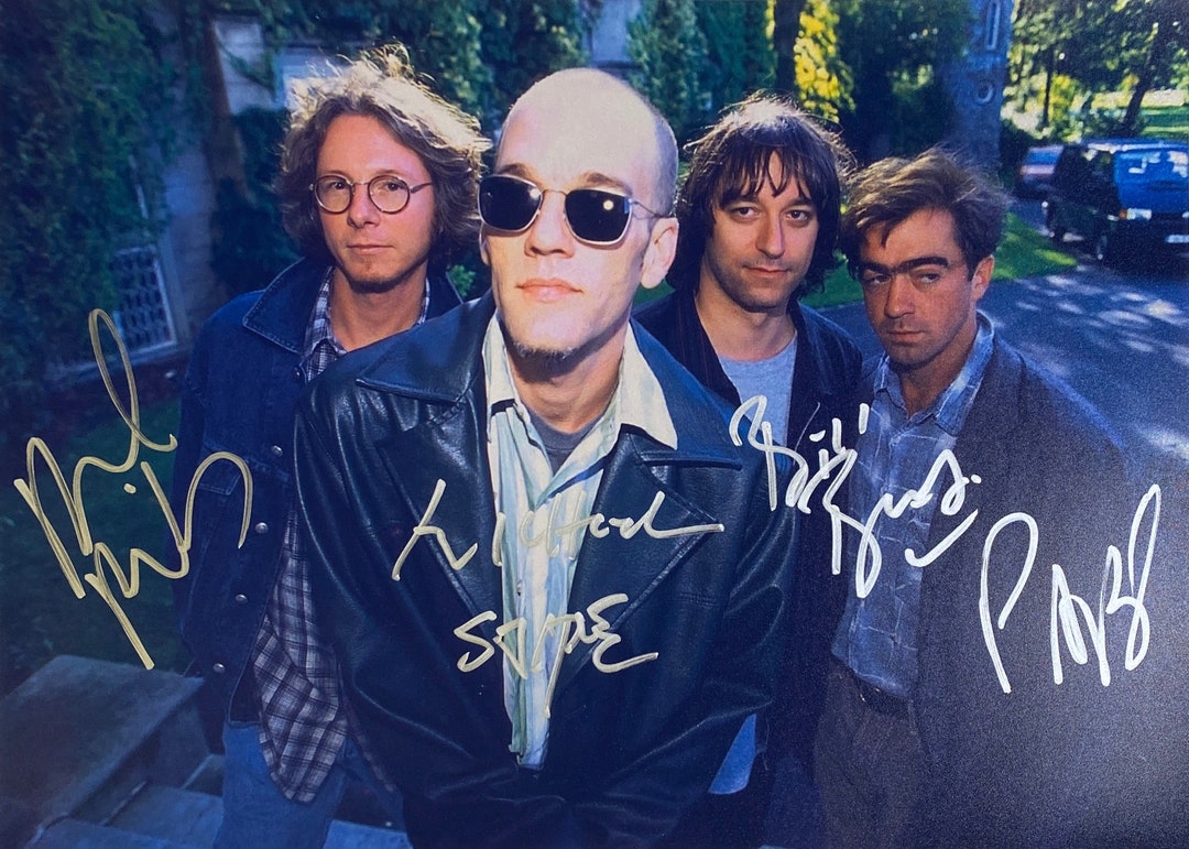 Autograph Signed REM Photo COA - Etsy