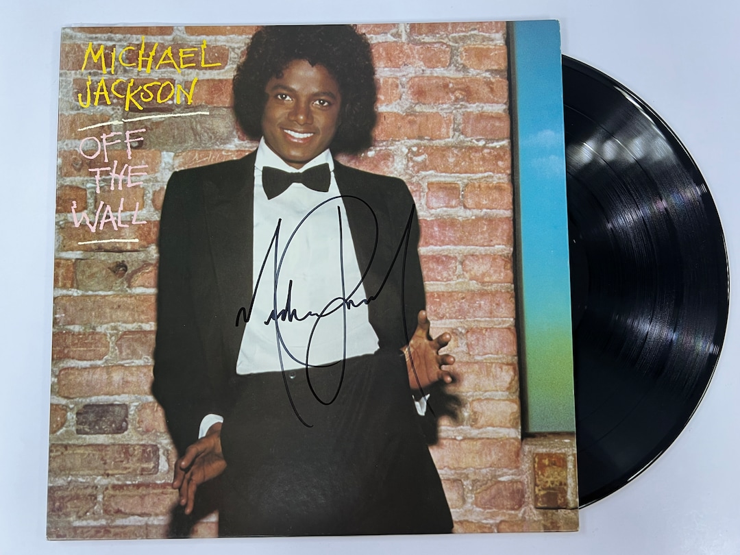 Autograph Signed Michael Jackson Vinyl COA - Etsy
