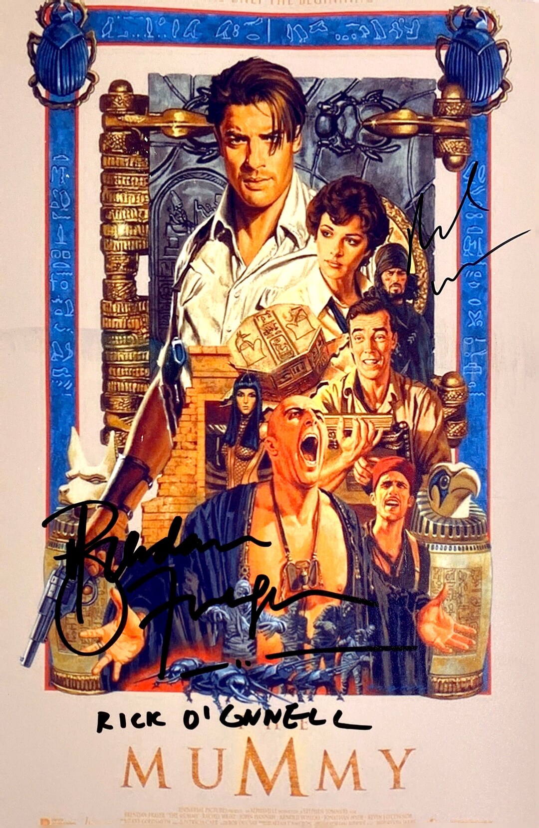 Autograph Signed Mummy Photo COA - Etsy