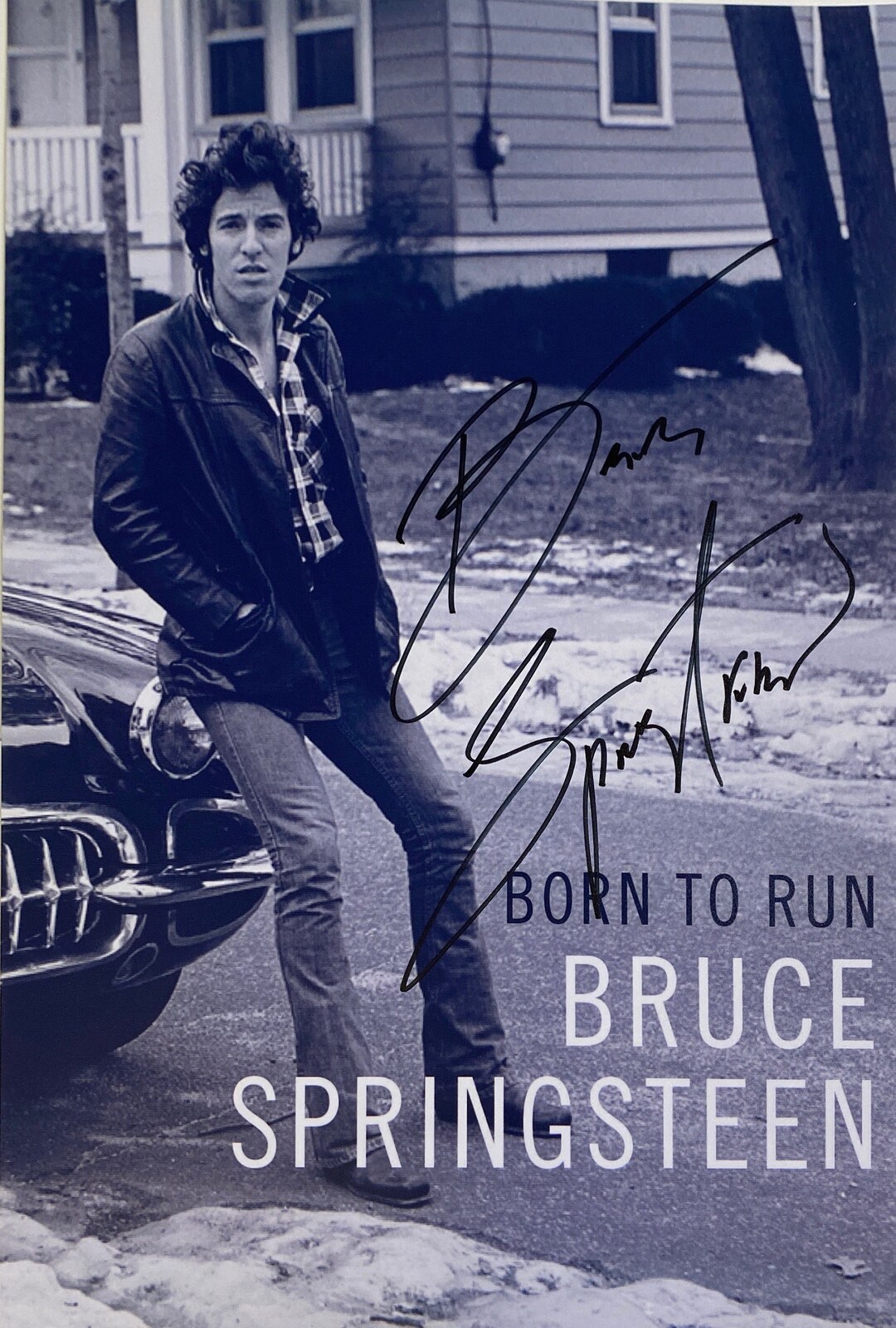 Autograph Signed Bruce Springsteen Photo COA - Etsy