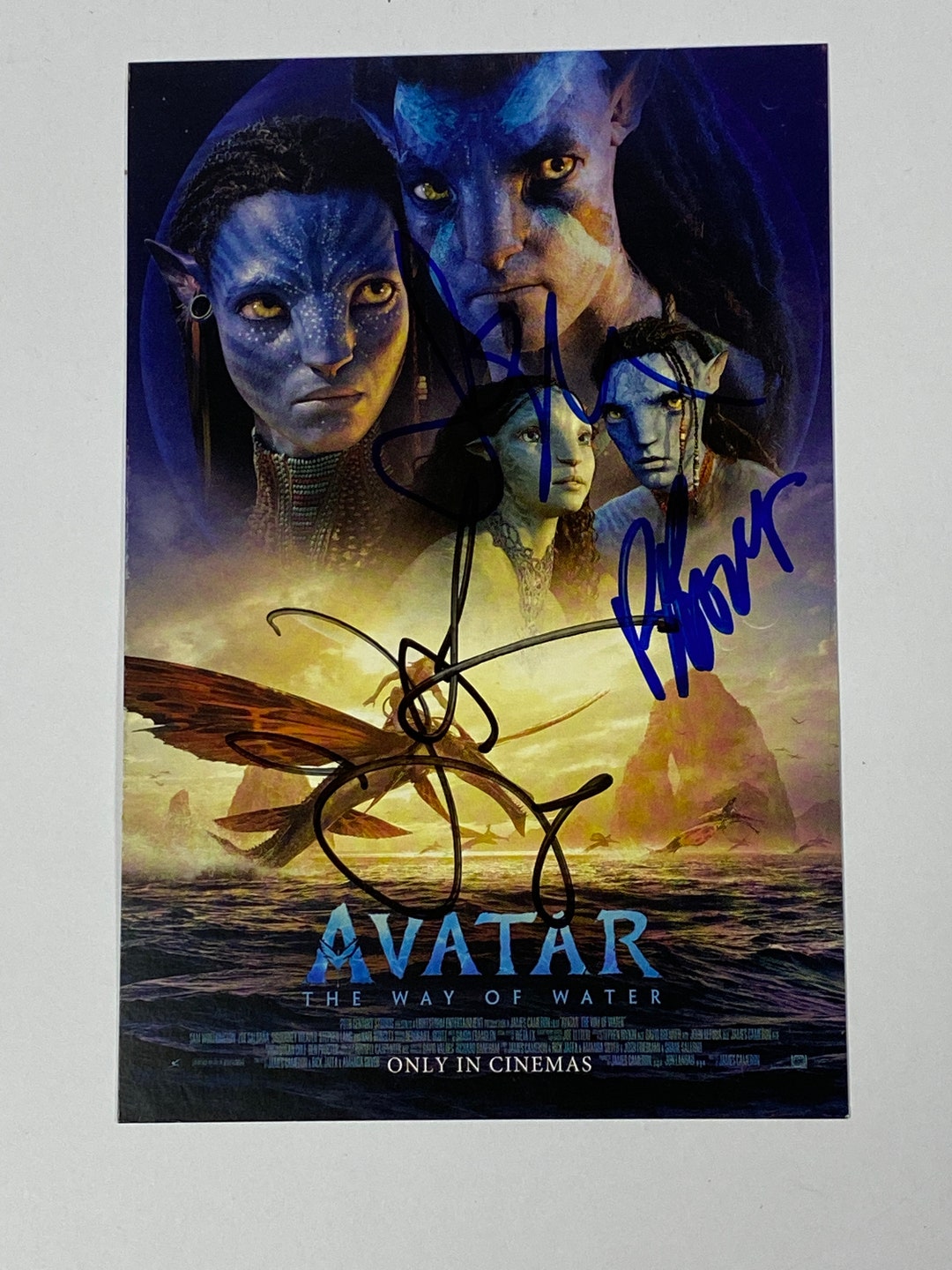 Autograph Signed COA Avatar 2 Official Post Card - Etsy